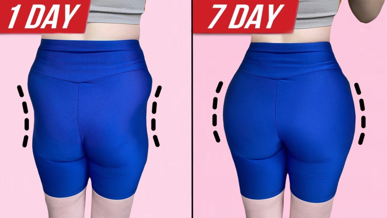 How To Get Rid Of Hip Dips In 7 Days (DO AT HOME) - YouTube