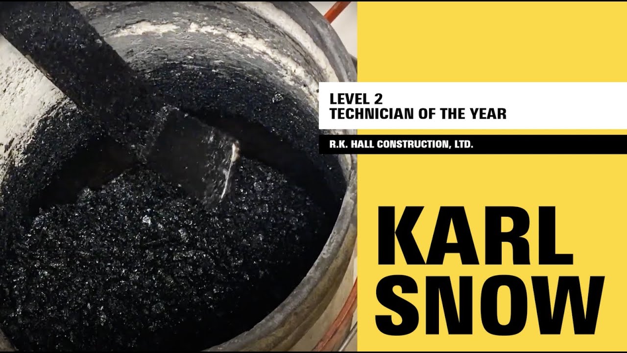 2021 Level 2 Technician of the Year - Karl Snow - YouTube