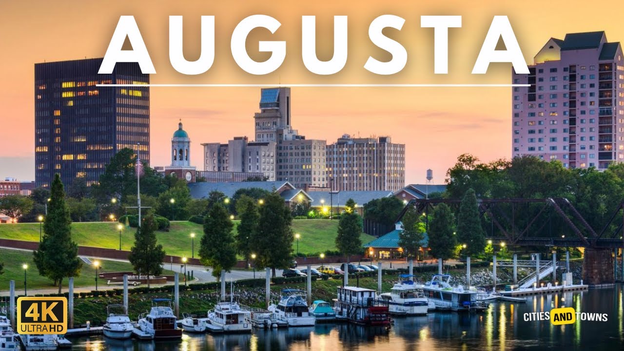 Augusta, Georgia 🇺🇸 in 4K Video by Drone - Augusta United States - YouTube