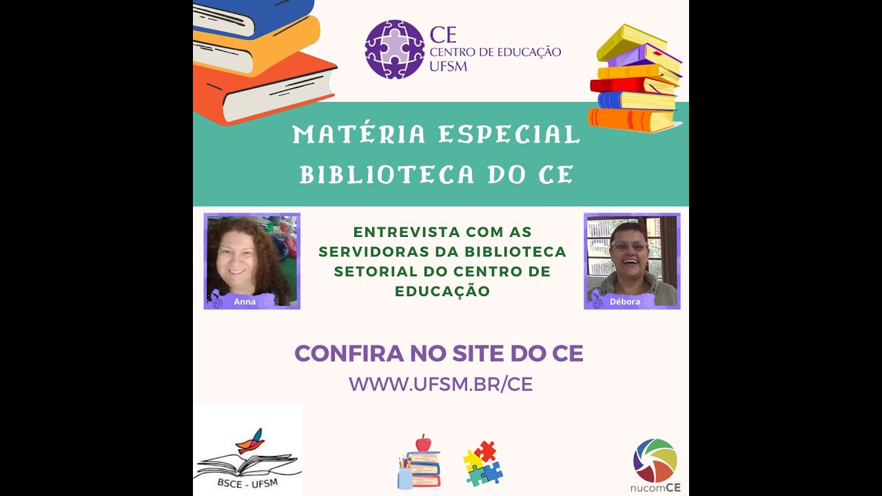 Matéria Especial: Biblioteca Setorial do Centro de Educação (BSCE ...