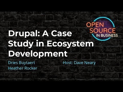 Drupal: A case study in ecosystem development - YouTube