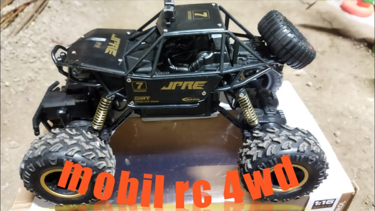 Mobil mobilan - merakit menjalankan unboxing mobil rc 4wd JPRE rock ...