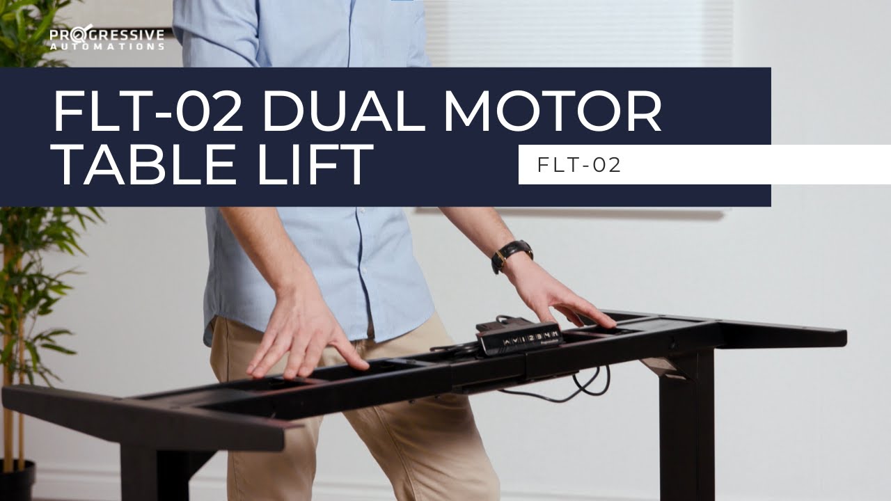 Adjustable Dual Motor Standing Desk Frame | FLT-02 Overview ...