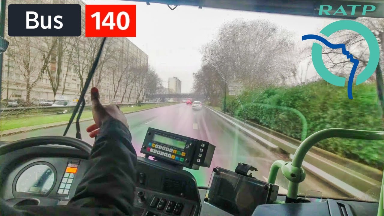 Bus 140 RATP | Mairie de Saint-Ouen Métro/Gare d'Argenteuil SNCF - 4K ...