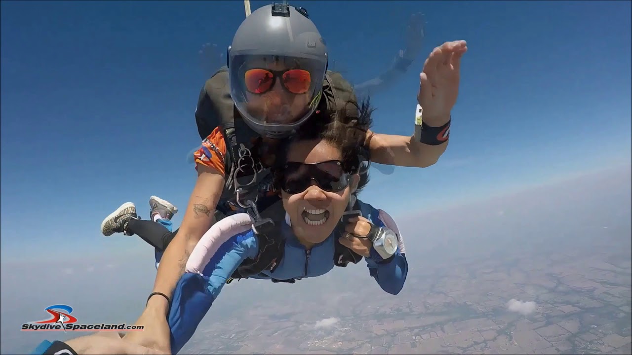 First time to do SKYDIVING in Dallas! - YouTube