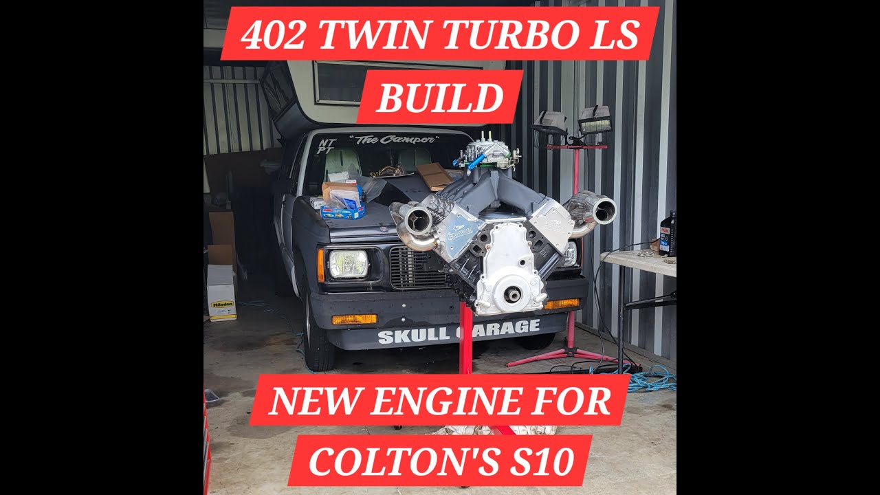 SKULL GARAGE 2024 (EP.3) LS BUILD FOR THE TURBO S10 PROGRESS - YouTube