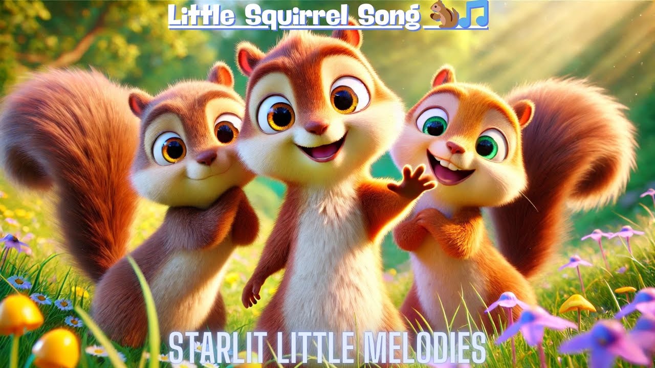 Little Squirrel Song 🐿️🎵 Song for Kids and Toddlers - YouTube