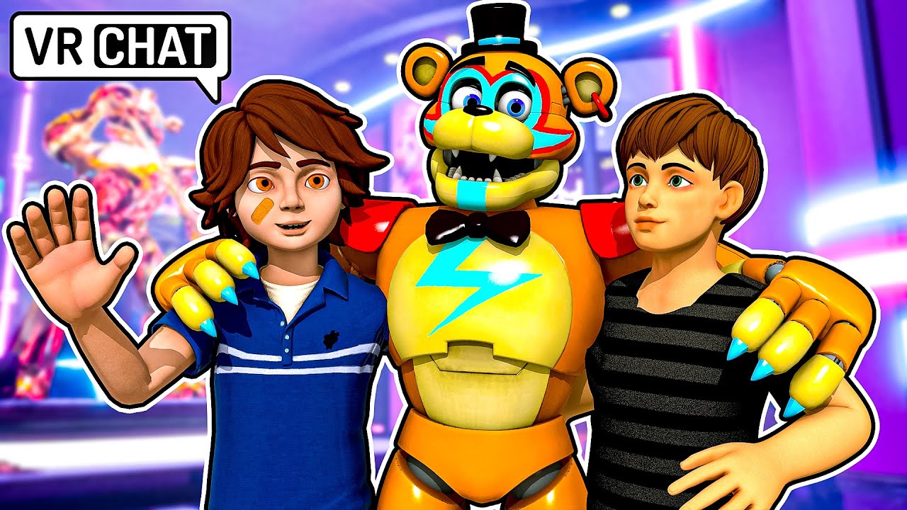 Gregory's NIGHT OUT with Glamrock Freddy in VRCHAT - YouTube