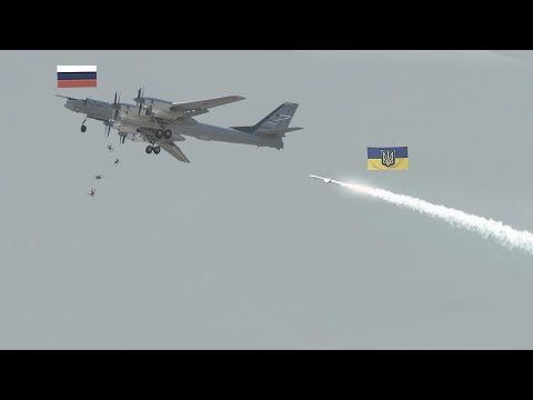 Korkunç An! Rus Tu-95 Bear mürettebatı, Ukrayna füzeleri tarafından durdurulduktan hemen sonra öldü.