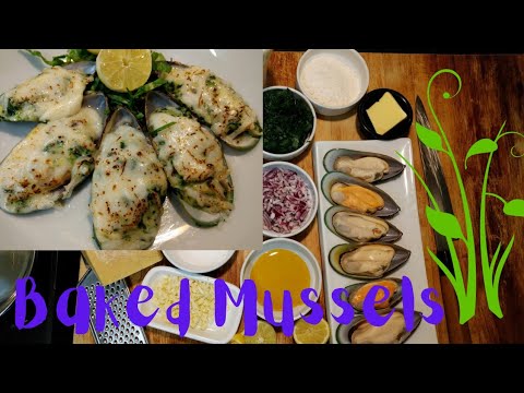 Baked Mussels Rockefeller - YouTube