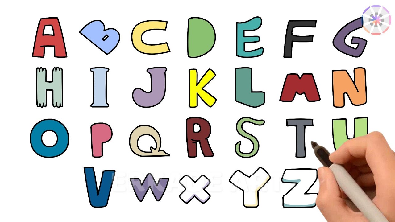How To Draw Alphabet Lore Step by Step - Faceless Alphabet Lore ...