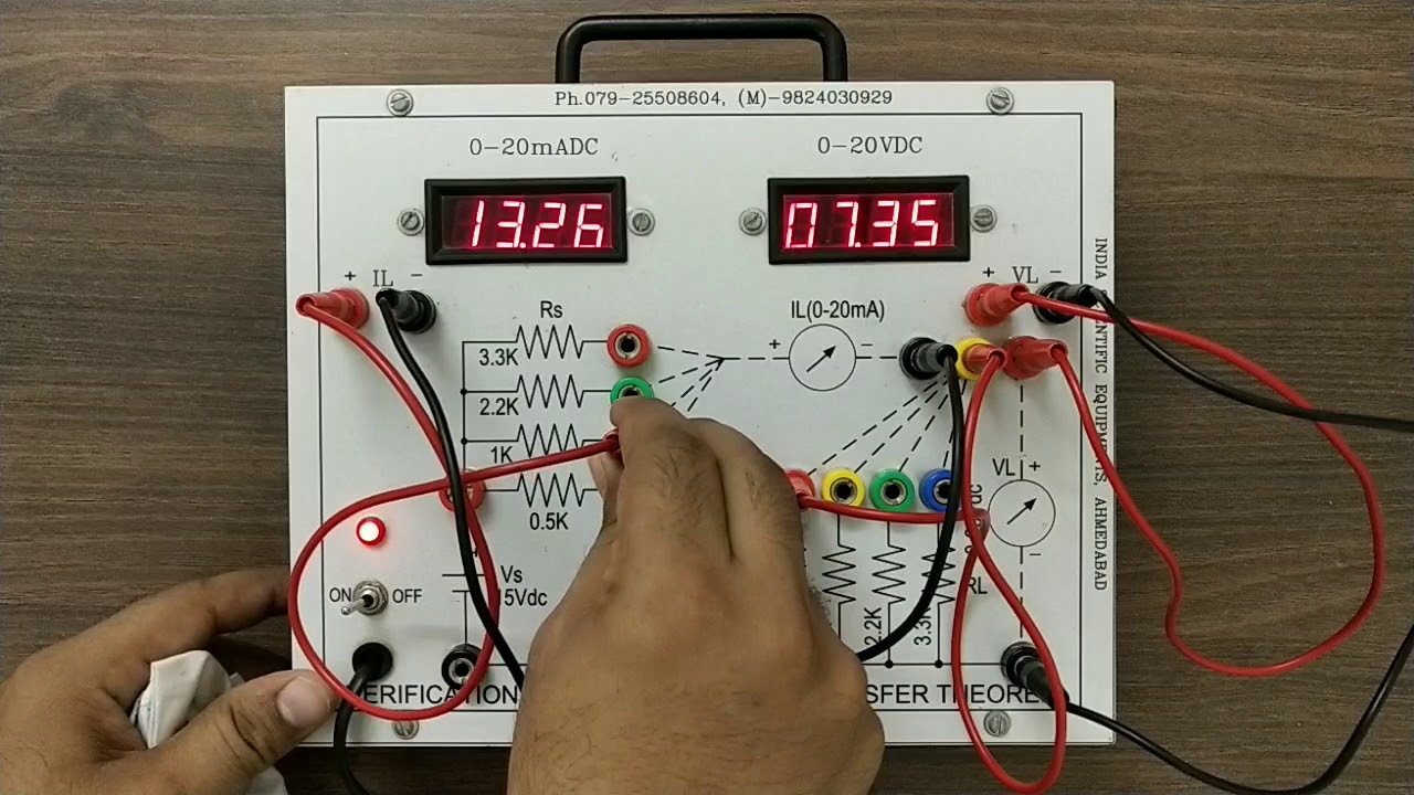 PHYSICS PRACTICAL 002 - VERIFICATION OF MAXIMUM POWER TRANSFER THEOREM ...