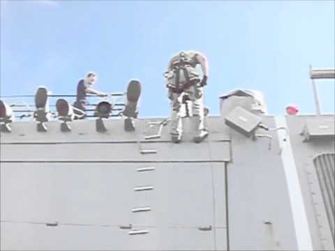 VBSS Ladder Climb / Rappel Training - YouTube