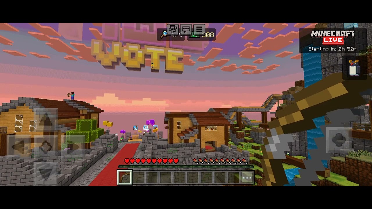 Minecraft mob vote server - i voted for the penguin - YouTube