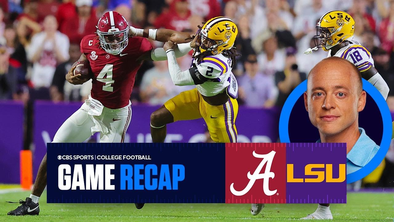 Josh Pate reacts to No. 11 Alabama's win over No. 15 LSU | On-Field ...