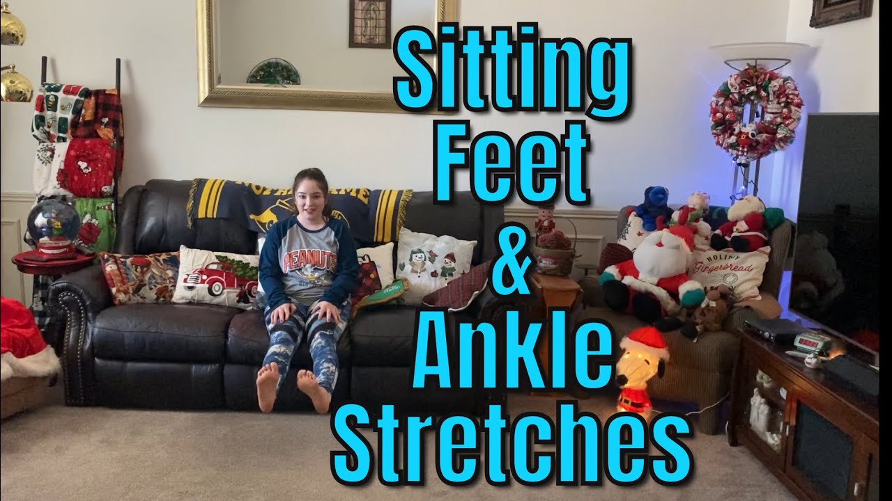 Sitting Feet & Ankle Stretches - YouTube