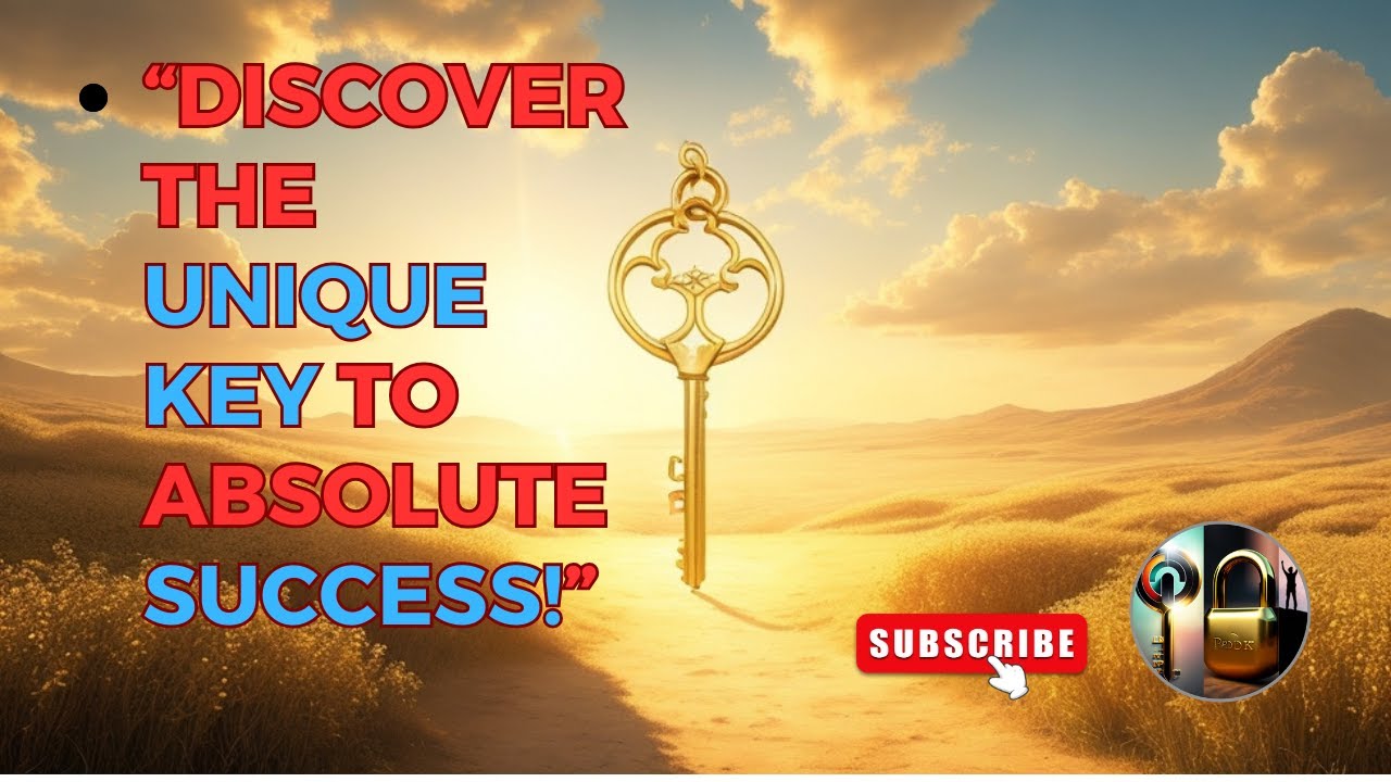 Unlock the Ultimate Key - Achieve Unparalleled Success - YouTube