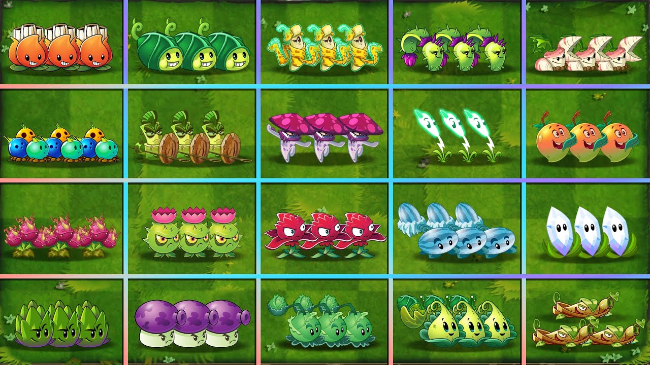 PVZ 2 Random 20 Teams, 3 Plants Each! - Which Team Plant Will Win? - PvZ 2 Team Plant vs Team ...