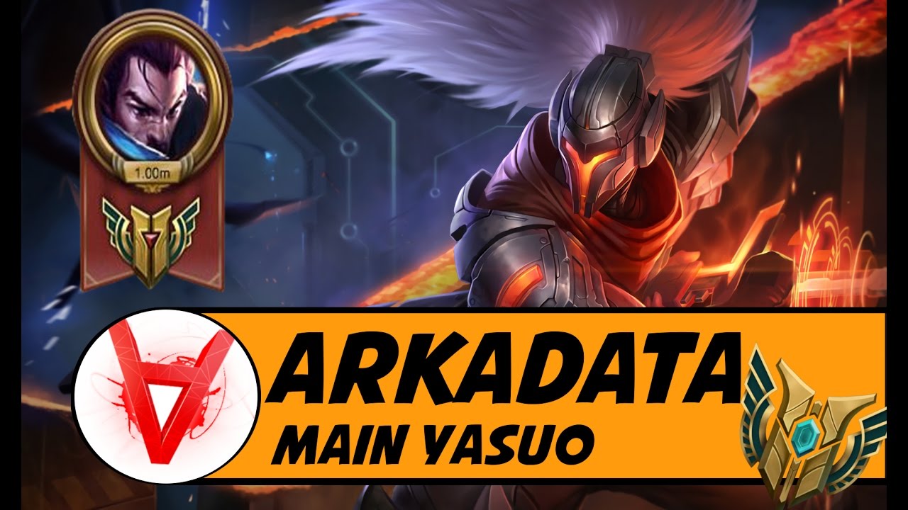 BEST OF ARKADATA YASUO MAIN | 1MILLION MASTERY POINTS - league of ...
