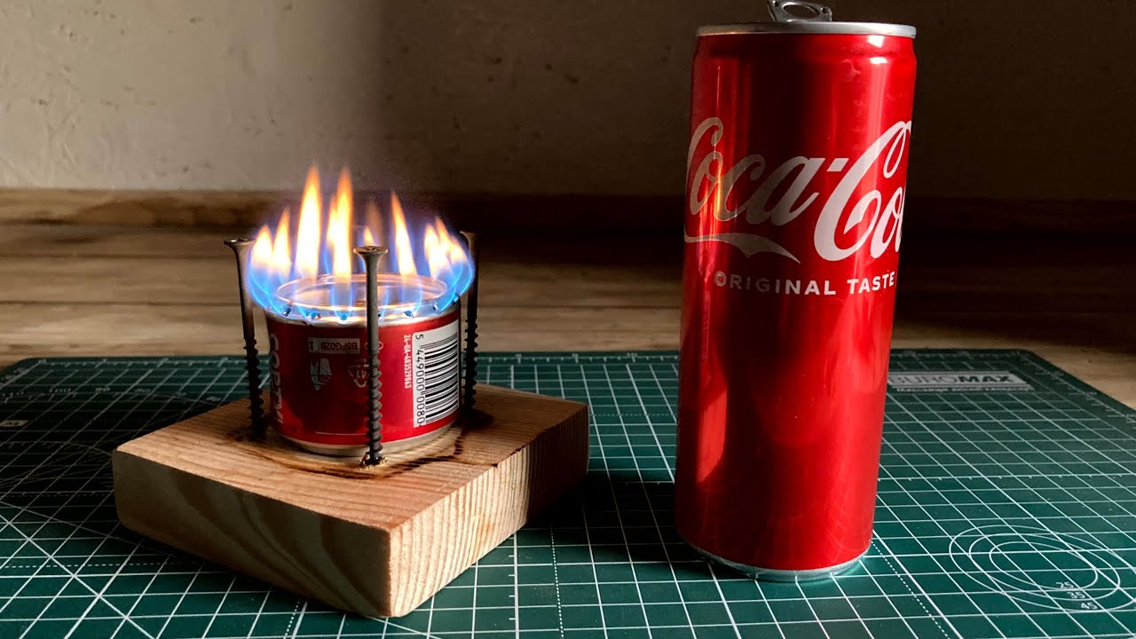 Make a Simple Alcohol Stove - Camping Stove DIY - YouTube