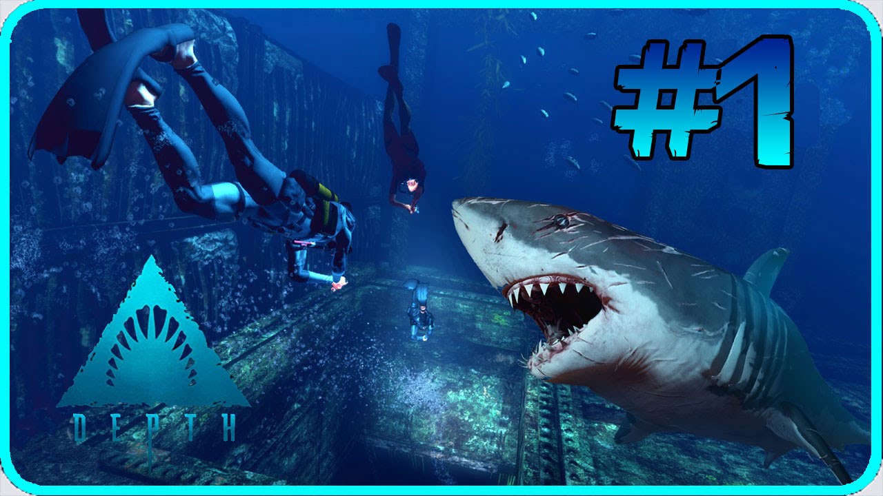 DEPTH : SHARK vs MAN ! (Shark Simulator) - YouTube