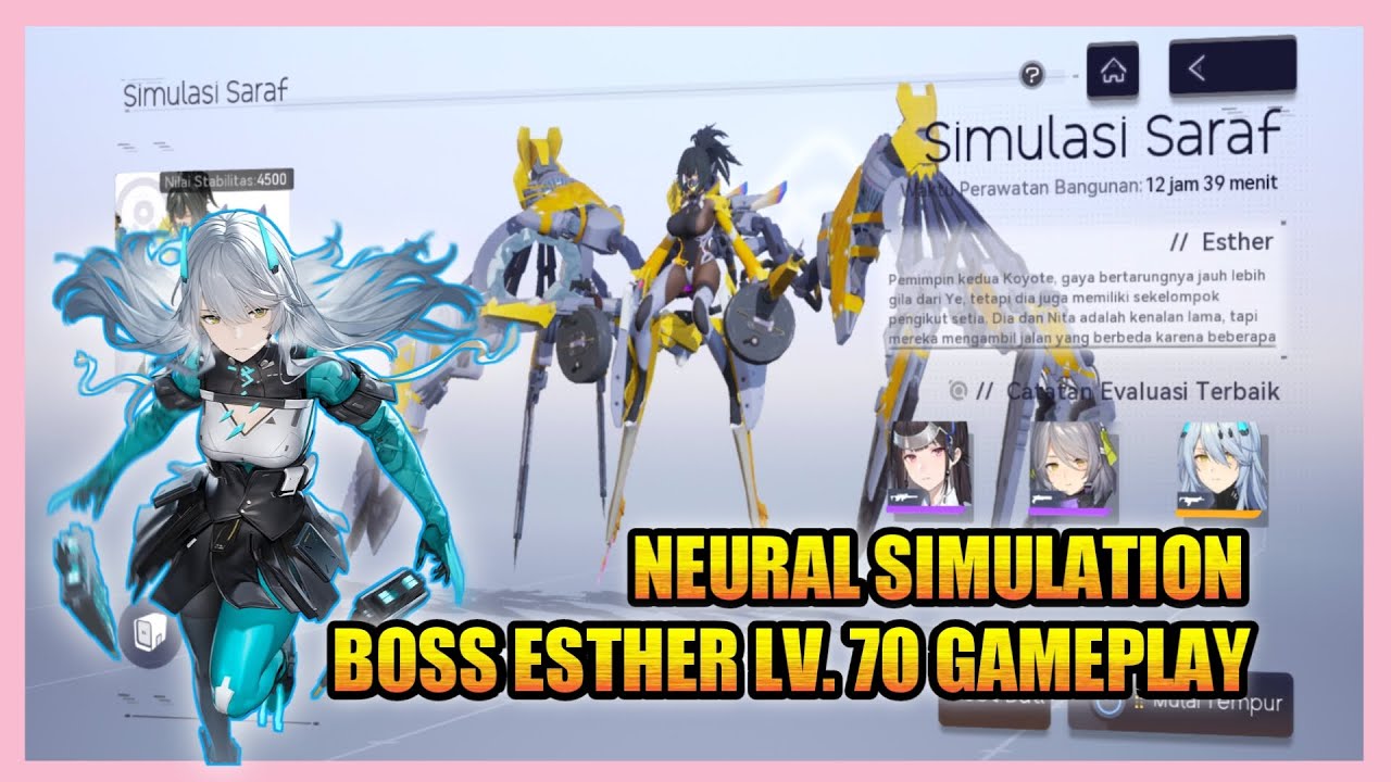 BOSS ESTHER NEURAL SIMULATION LV. 70 WITH LFYE 5 STAR! [ Snowbreak ...