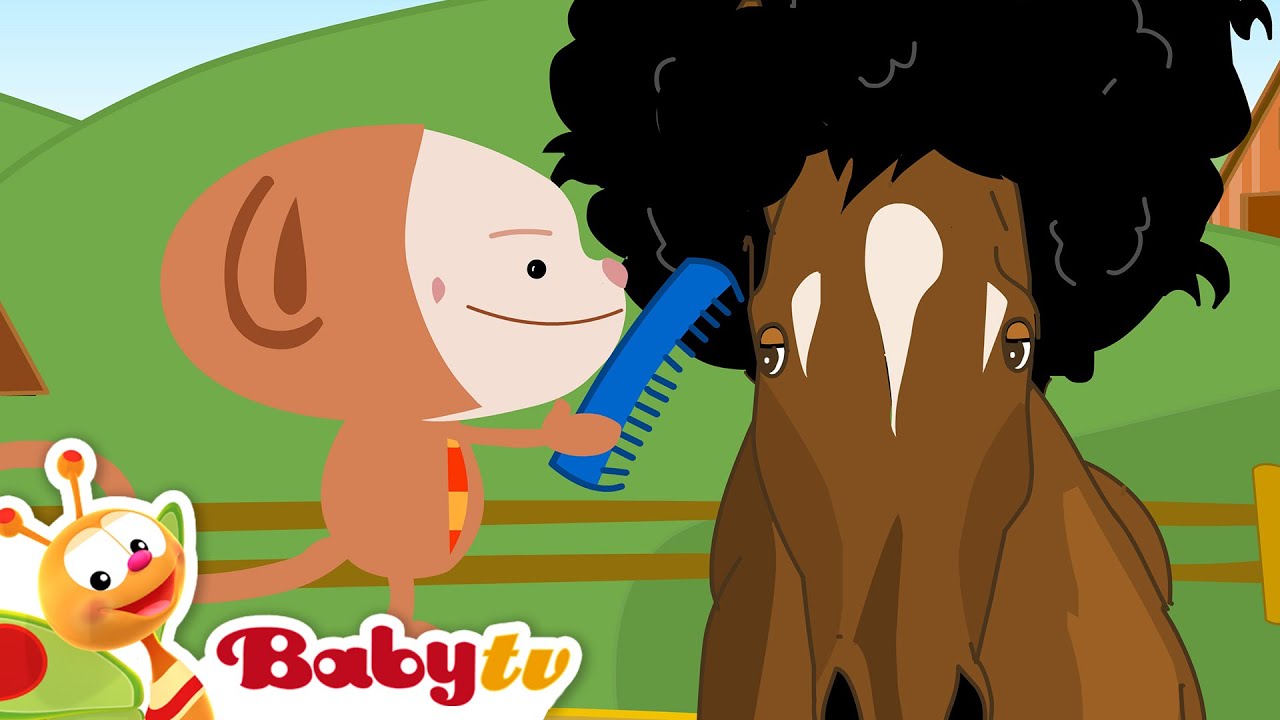 Oliver | Horse's Hairdo 🎠| Cartoons @BabyTV - YouTube