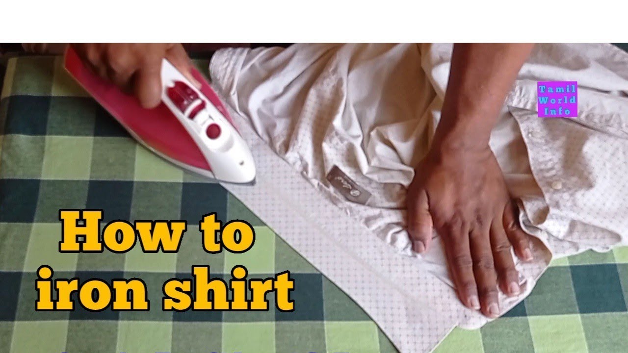 How to Iron a shirt in below 1 minutes/Iron Shirt in 1 minutes/ Shirt ...