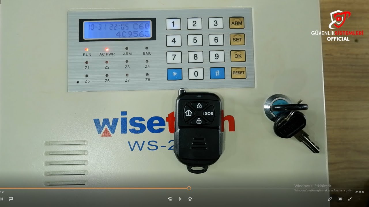Wisetech WS 244 Uzaktan kumanda tanıtma Silme - YouTube