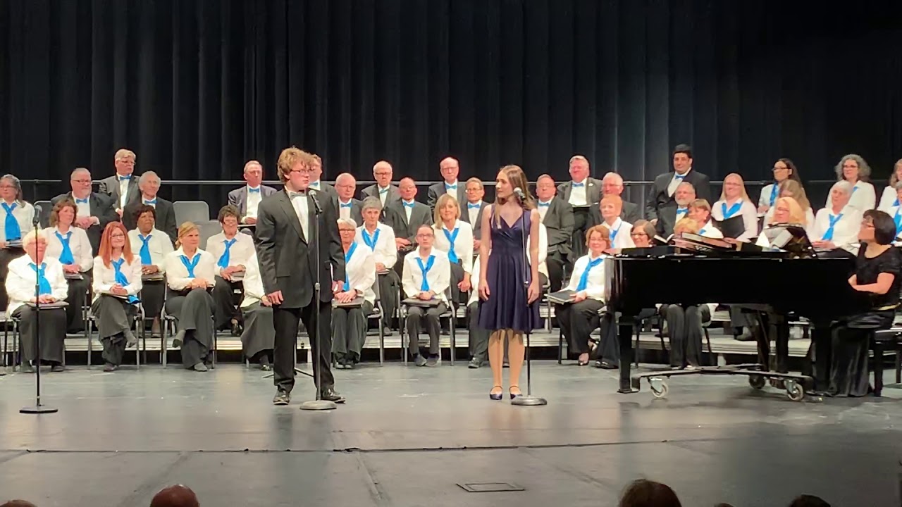 Sean Hodges and Alexis Gearty performing “All I Ask of You” - The ...