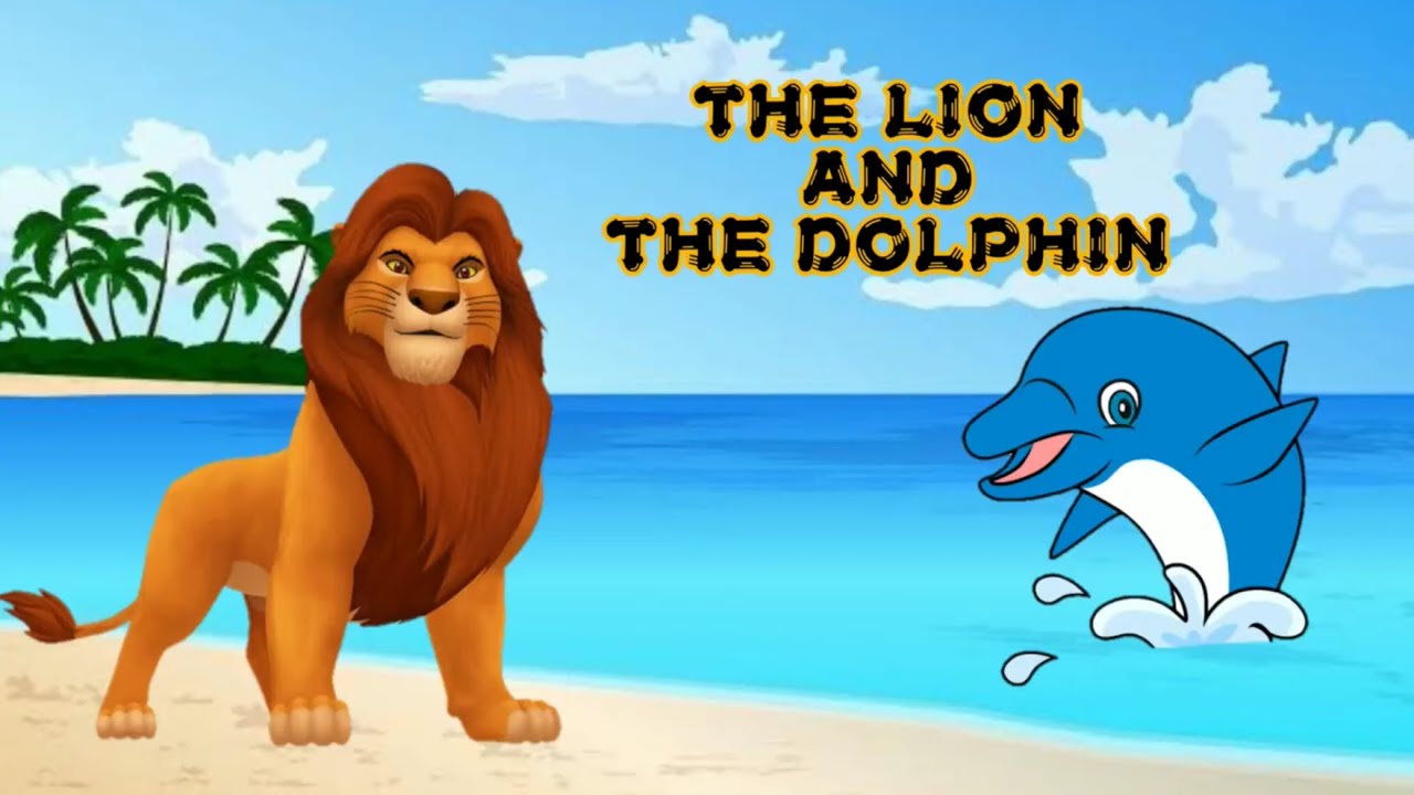 The Lion and the Dolphin with English Subtitle - Bedtime Story - YouTube