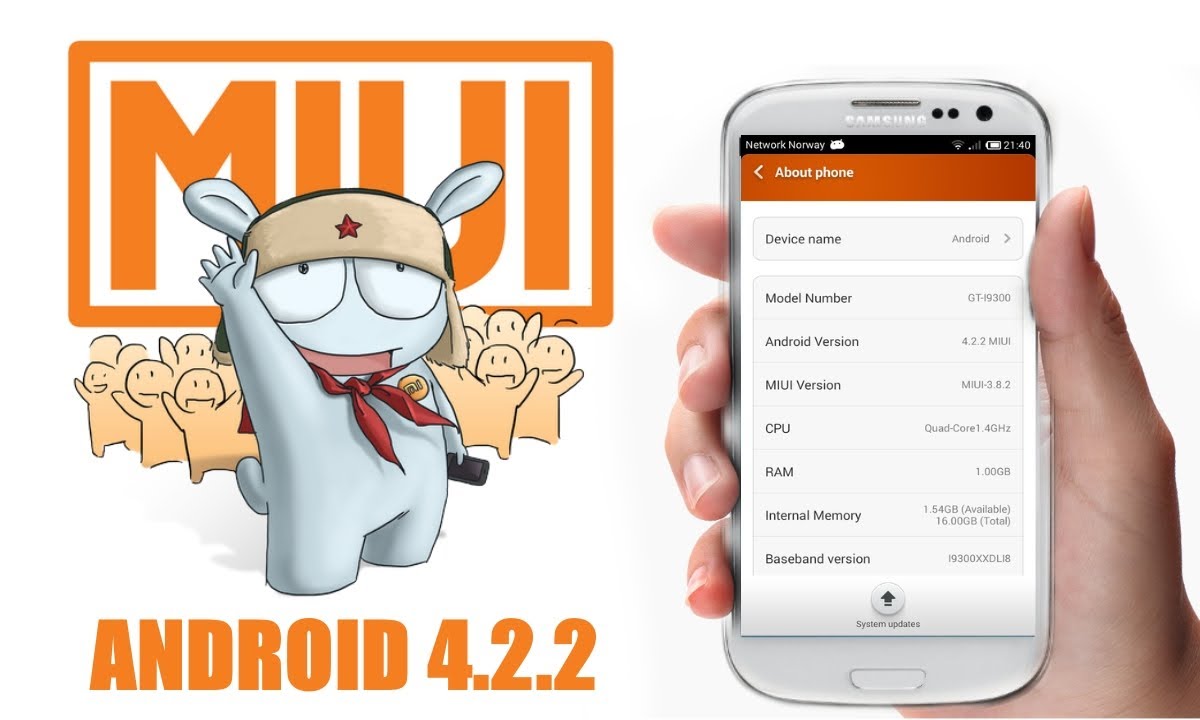 CUSTOM ROM - MIUI V3.8.23 (Android 4.2.2) - YouTube