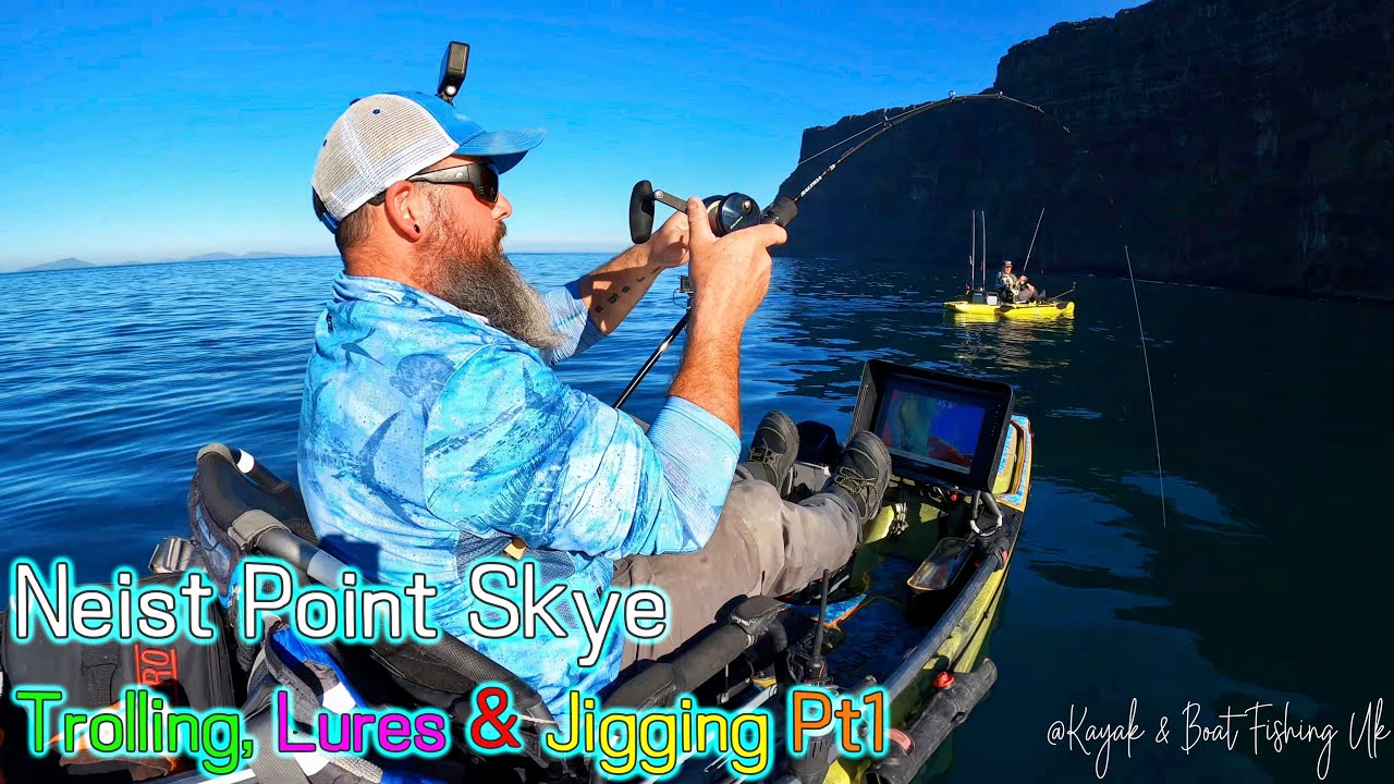 Kayak Fishing Neist Point on Skye - EPIC Pollock Fishing - Small Boat ...