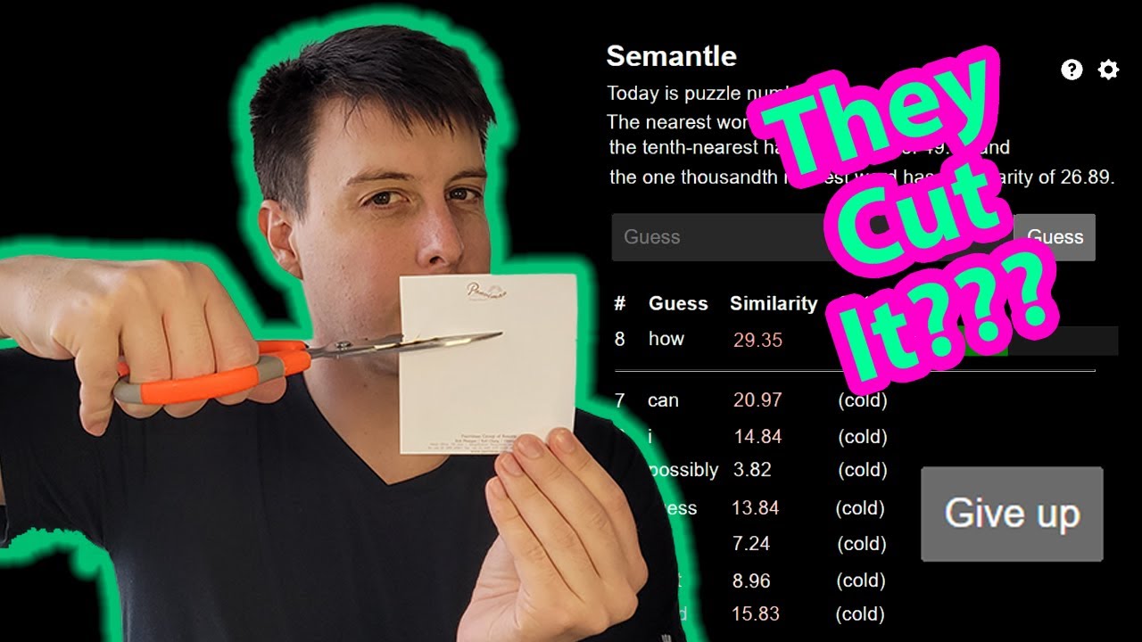 What Made This The Most Controversial Game Ever? | Semantle Word 123 ...