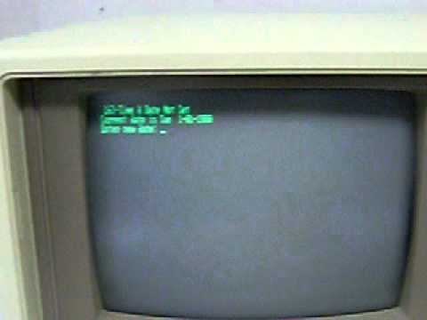 Compaq 286 Portable II - YouTube