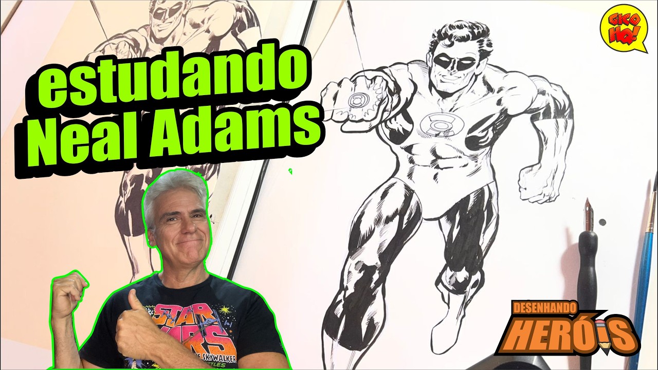 MESTRES! Estudando Neal Adams e Dick Giordano! - YouTube