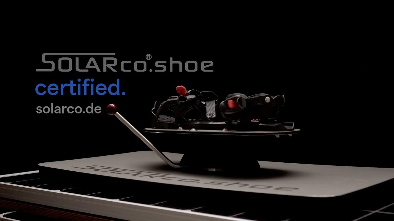 SOLARco.shoe, the solar shoe inclination unit for cleaning and ...