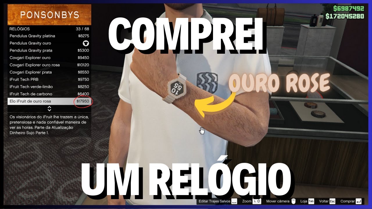 GTA V Online | Fazendo compras na Ponsonbys | TechMax (PC) - YouTube