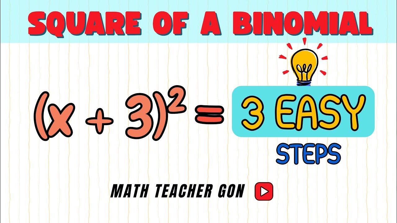 Square of a Binomial - Special Products | Grade 8 First Quarter Matatag ...