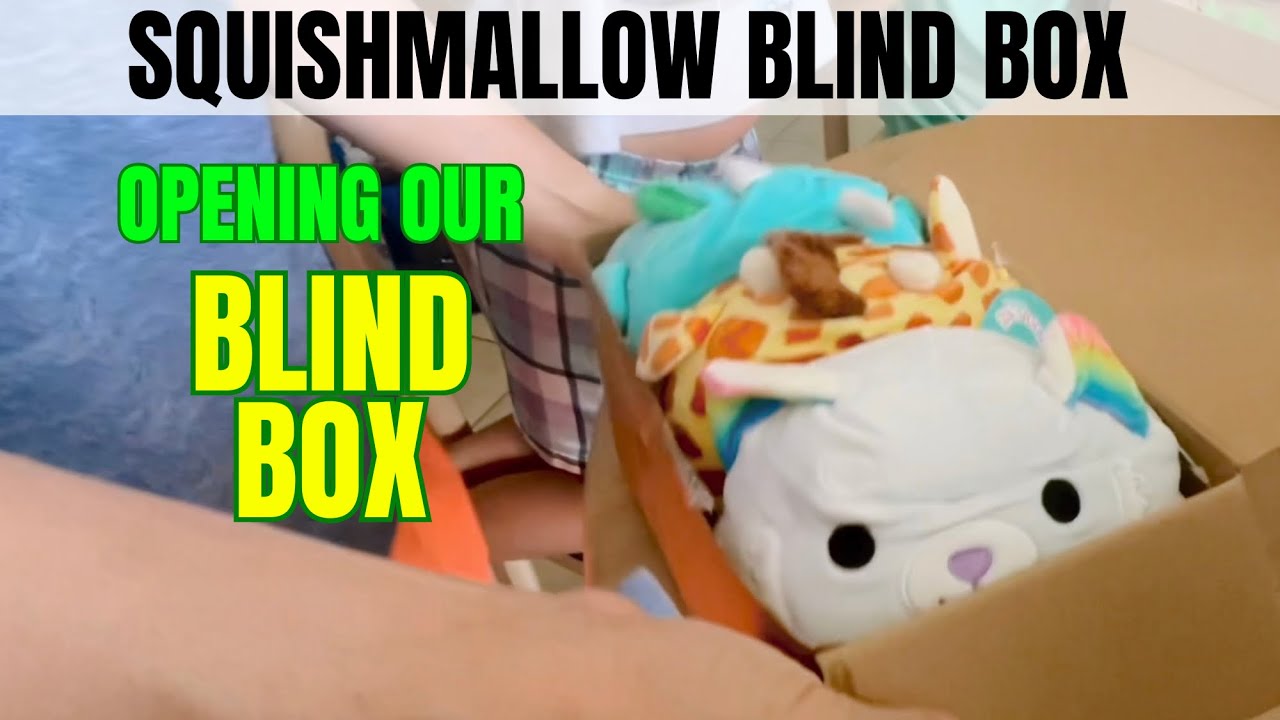 Opening the 3PC Squishmallow Blind Box from Amazon - YouTube