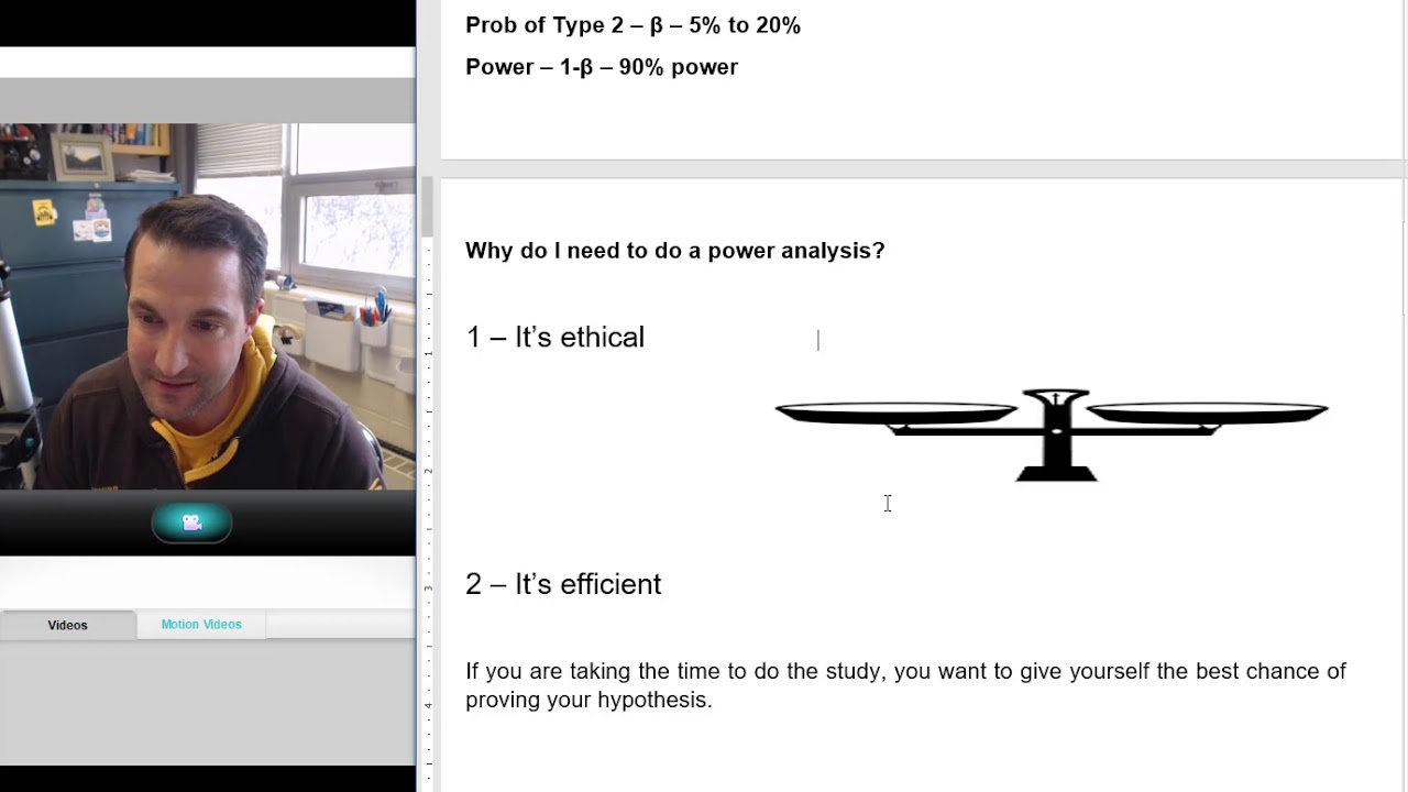 Power Calculation / Sample Size Justification - Exercise Science - YouTube