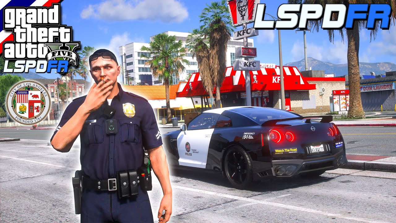 GTA V - LSPDFR มาเป็นตำรวจในเกม GTA V จ่าตั้มตำรวจ LAPD ซิ่งรถ Nissan ...