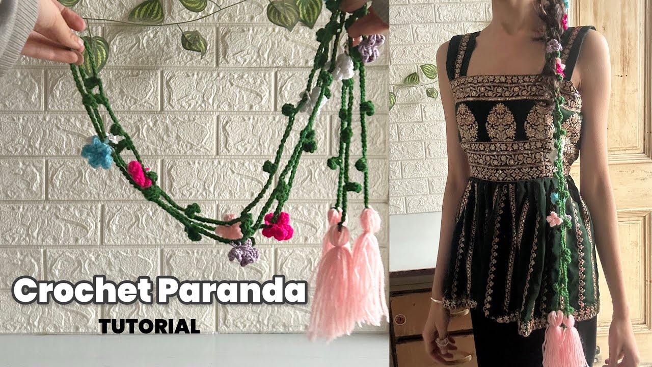 Easy Crochet Parandi (Laccha dori) Tutorial 🧶 | Beginner Friendly - YouTube
