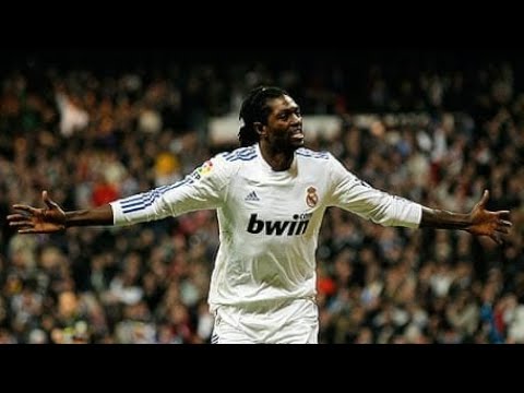 TODOS OS 8 GOLS DE EMMANUEL ADEBAYOR PELO REAL MADRID