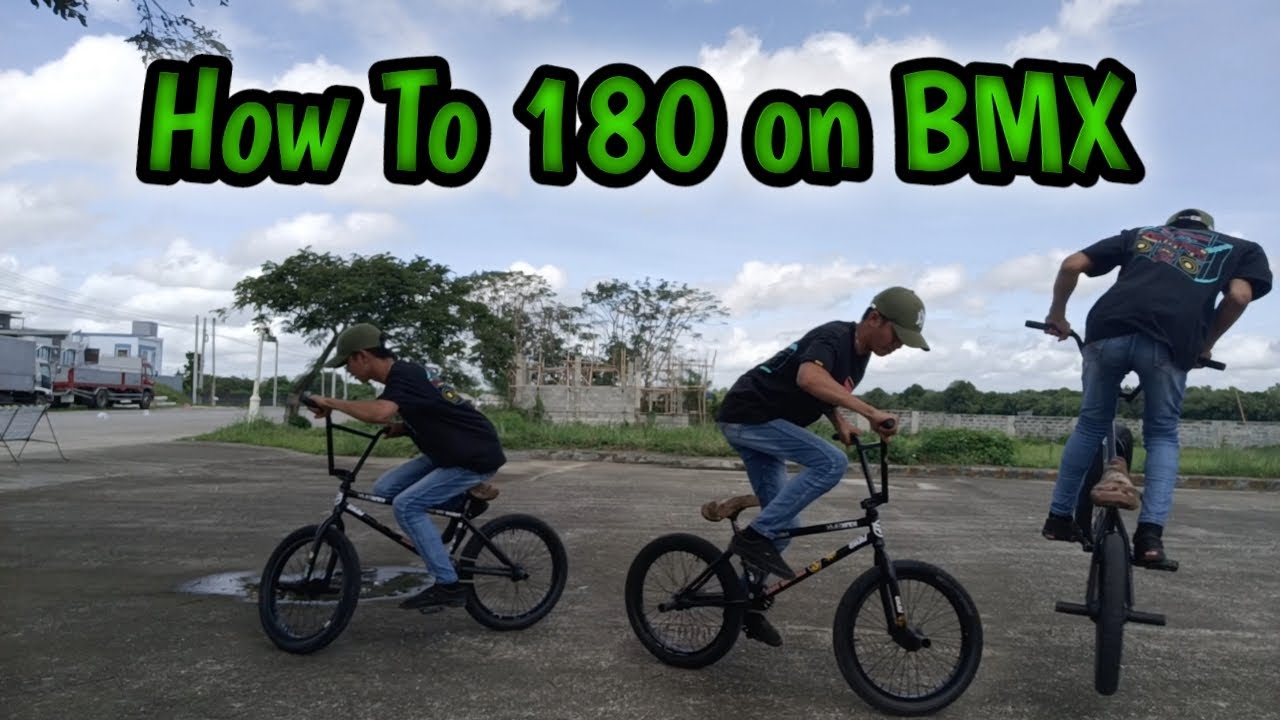 5 minutes How to 180 on Bmx TUTORIAL!! - YouTube