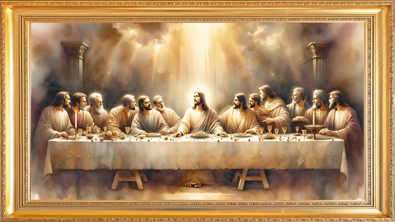 The Last Supper: Easter Wallpaper Jesus Christian Art for Your TV With ...
