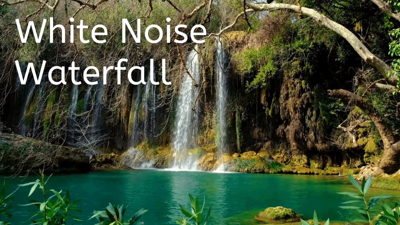 White Noise Waterfall - Very Beautiful Gentle Waterfall Sounds White ...