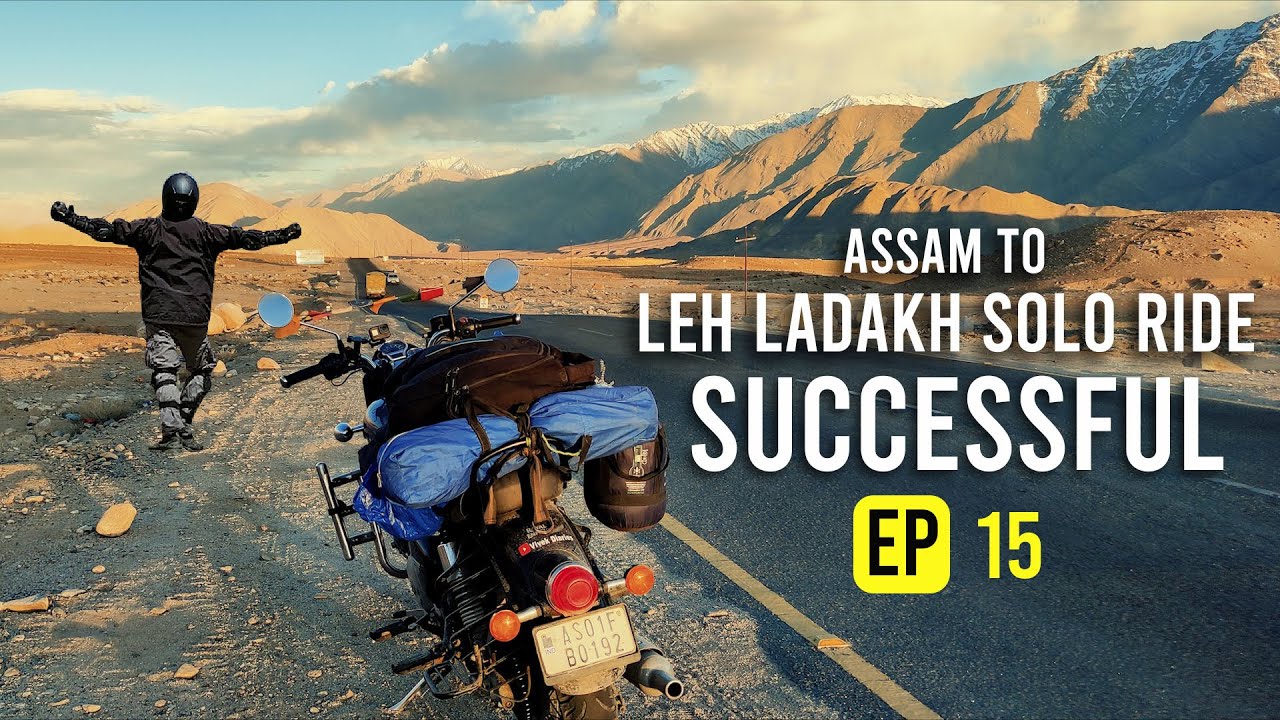 Leh Ladakh Solo Ride Successful | Newborn Classic 350, Episode 15 - YouTube
