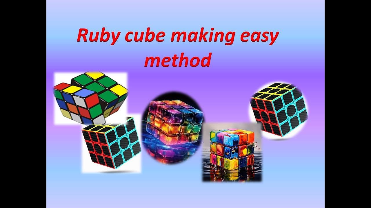 Ruby cube how to make - YouTube