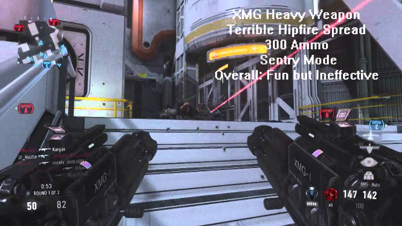 XMG - Mini Gameplay Gun Review - ADVANCED WARFARE - Dual Akimbo LMG ...